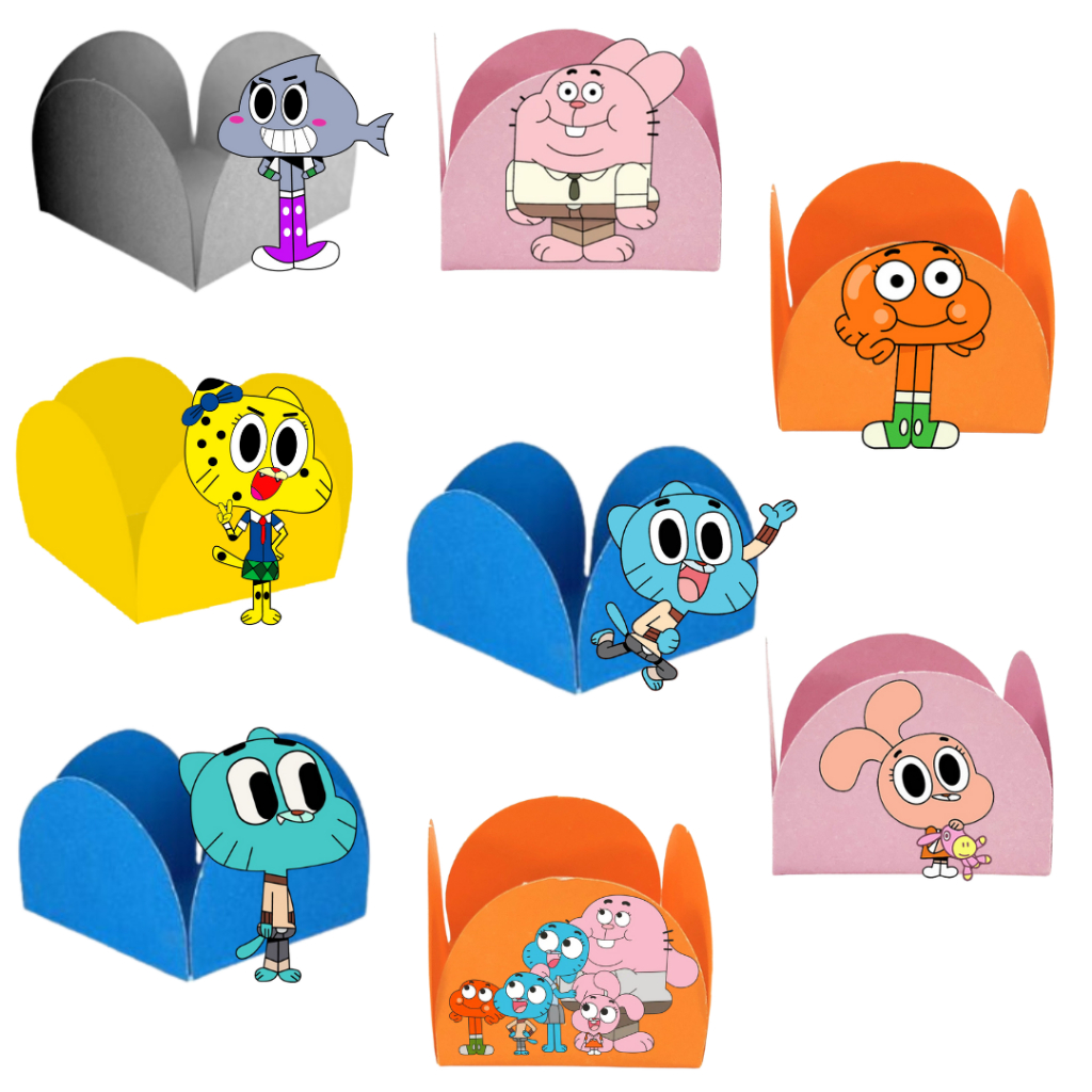 50 Forminhas Gumball | Shopee Brasil