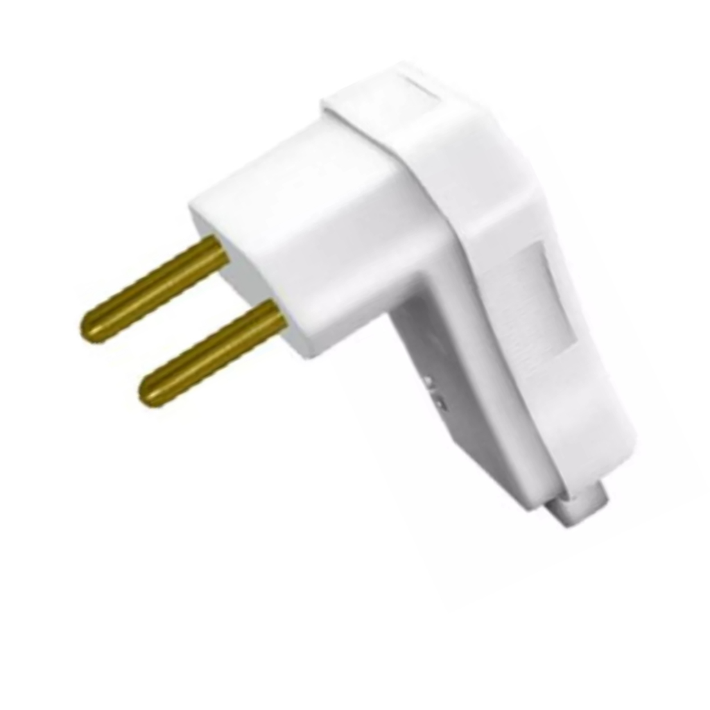 Plugue Gigante 2p 10A Alumbra Branco 2784 | Shopee Brasil