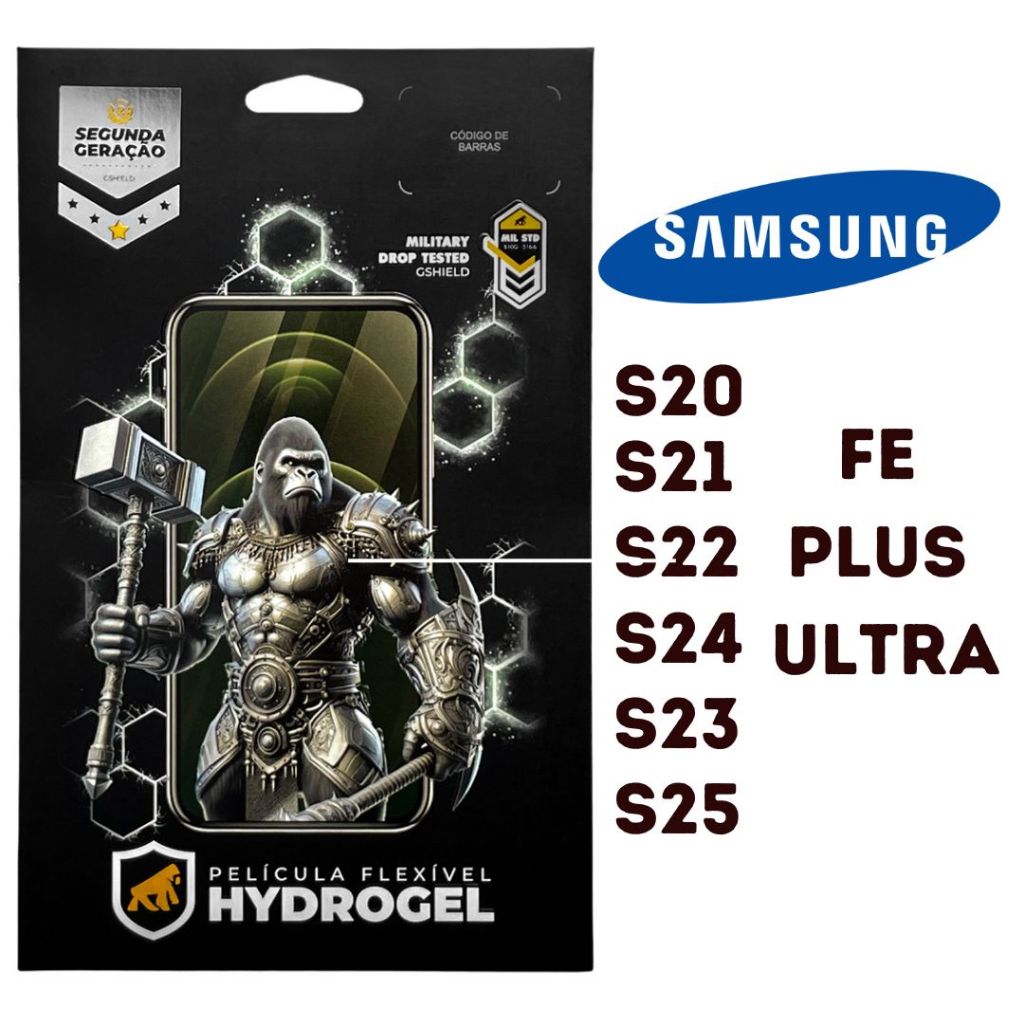 Película Protetora Anti-impacto Samsung Galaxy S20 S21 S22 S23 S24 S25 Fe Plus Ultra - Gshield ...