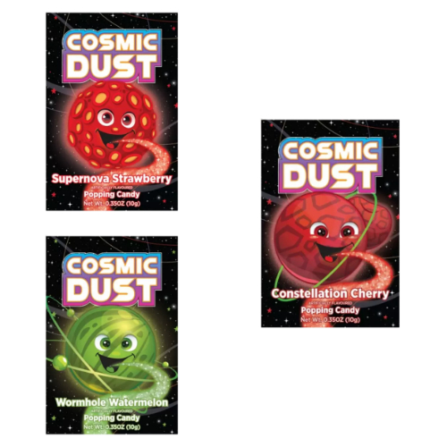 Balas Explosivas Cosmic Dust Popping Candy Varios Sabores | Shopee Brasil