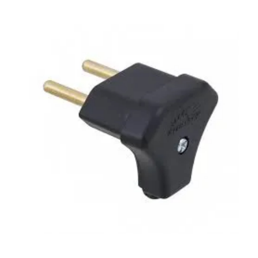 Plugue Gigante Macho 2p 10A Alumbra Preto 2789 | Shopee Brasil