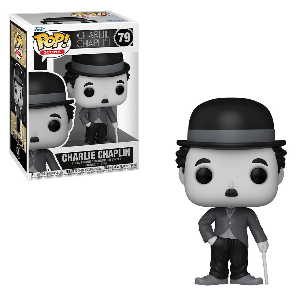 Funko Pop Icons - Charlie Chaplin | Shopee Brasil