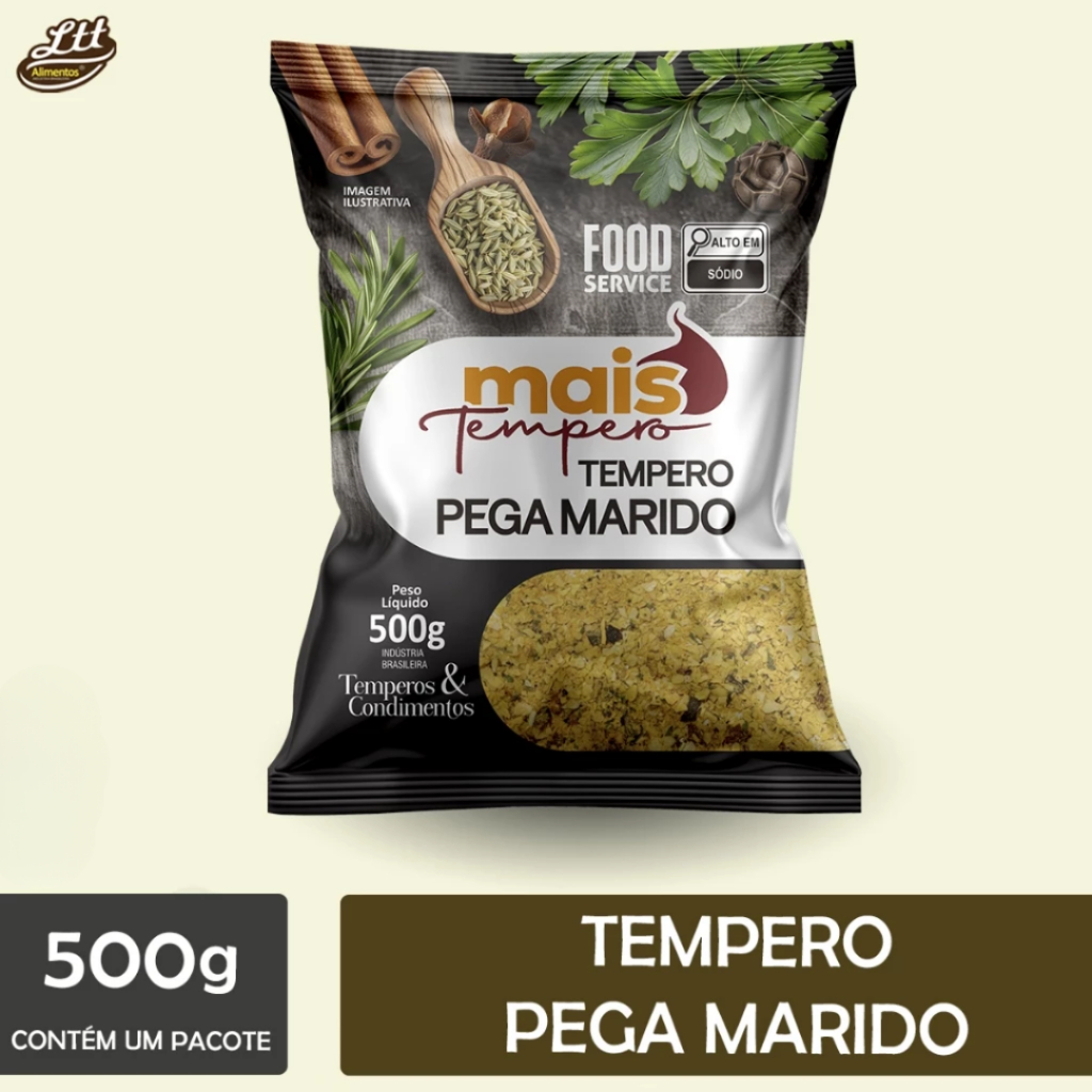 Tempero Pega Marido 500g ou 1kg - Sabor da Paixão: O Tempero que Prende ...