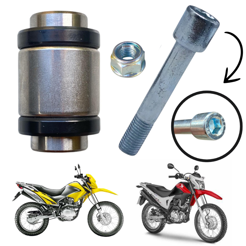 Bucha do Amortecedor Inferior Rolamento Nxr Bros 125 150 160 | Shopee Brasil