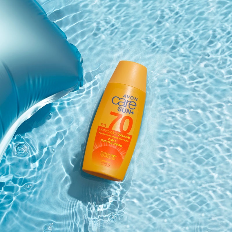 Avon Care Sun Protetor Solar Corporal e Facial - 2 em 1 FPS 70 120g | Shopee Brasil