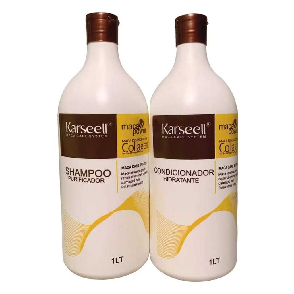 Kit Shampoo + Condicionador 1Litro Karseell | Shopee Brasil