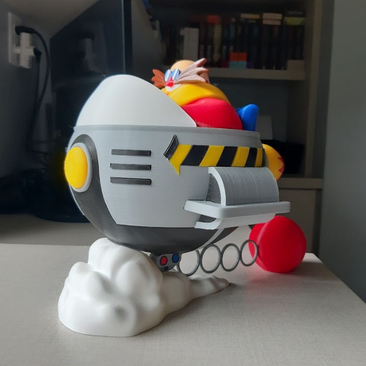 Dr. Eggman Robotinik - Impressão 3D | Shopee Brasil