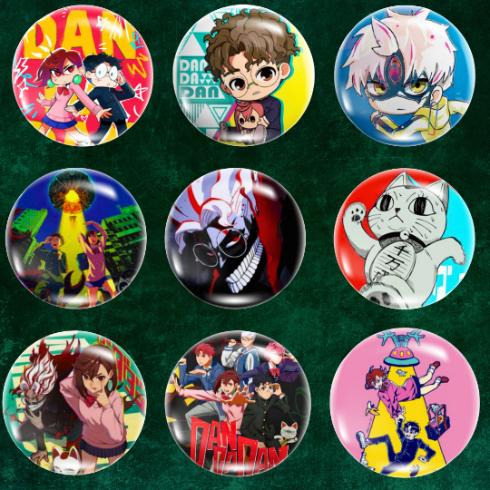 Botons Anime Dandadan , Mangá Botum Boton Broche Bottons (4,5cm ...