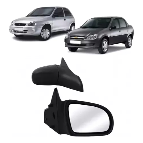 Retrovisor Externo Corsa Classic, Sedan, Wind, Wagon e Pick-Up 1996 a 2016 – Sem Controle ...