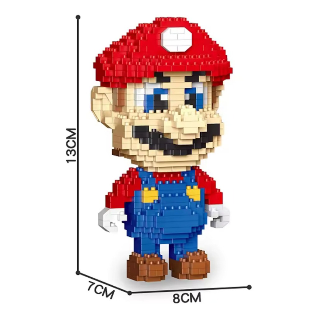 Super Mario Bros, Bloco De Montar Nanolego | Shopee Brasil