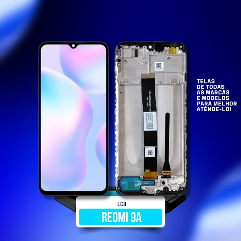 TELA REDMI 9A 9C 10A A+++ ARO LCD Touch Display Frontal | Shopee Brasil