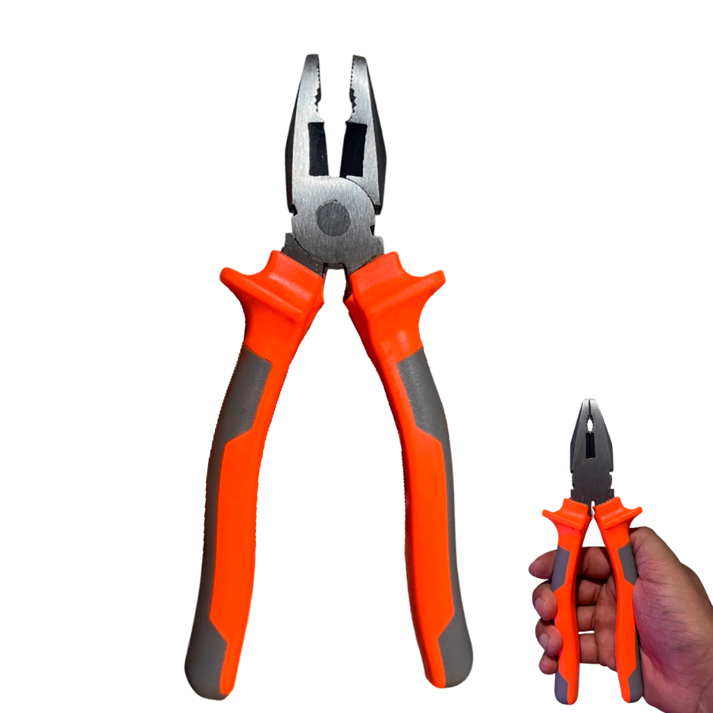 Alicate 8 Polegadas Universal Cabo Emborrachado Resistente | Shopee Brasil