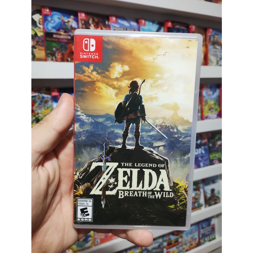 The Legend Of Zelda Breath Of The Wild - Switch - Físico - Usado | Shopee Brasil