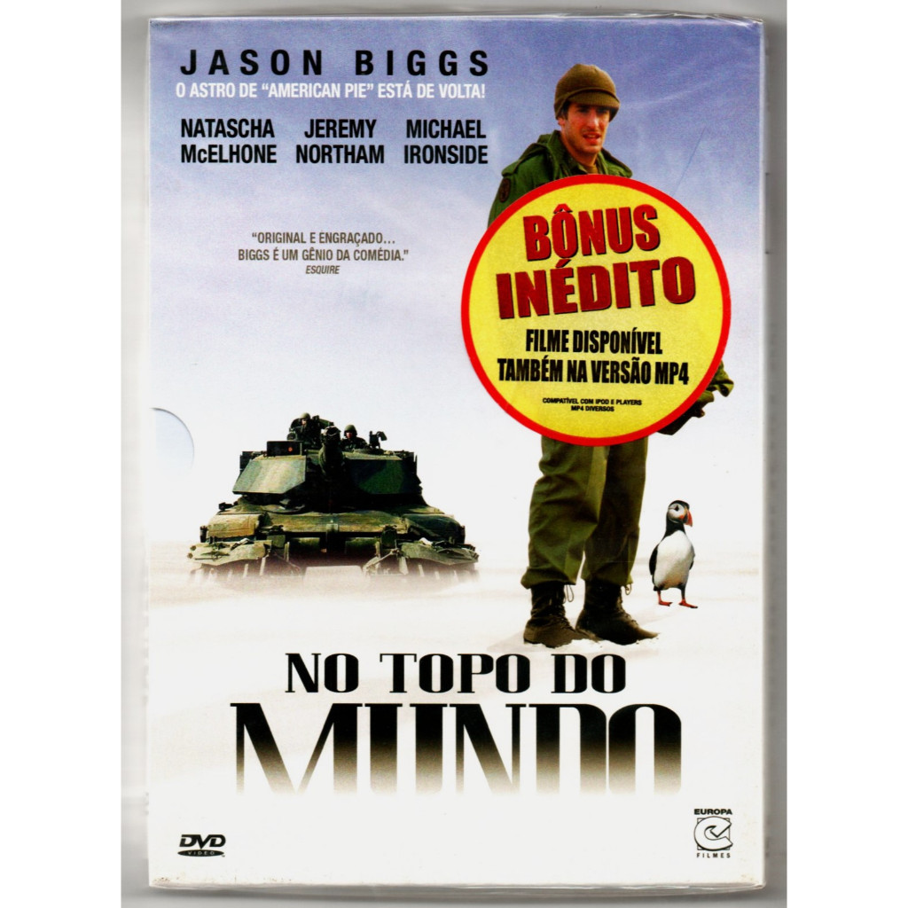 DVD No Topo Do Mundo - Jason Biggs - Lacrado | Shopee Brasil