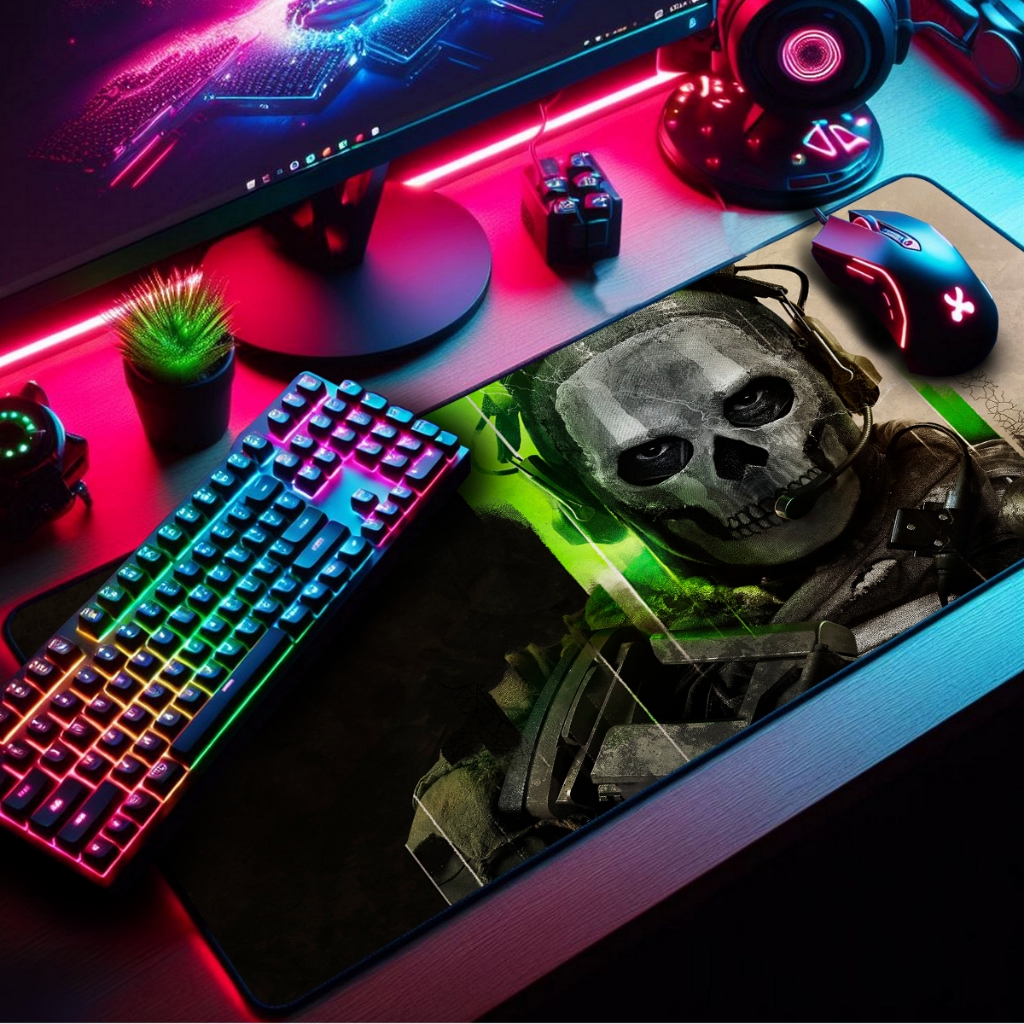Mouse Pad Gamer Premium Diversos Tamanhos Borda Costurada Estampas FPS ...