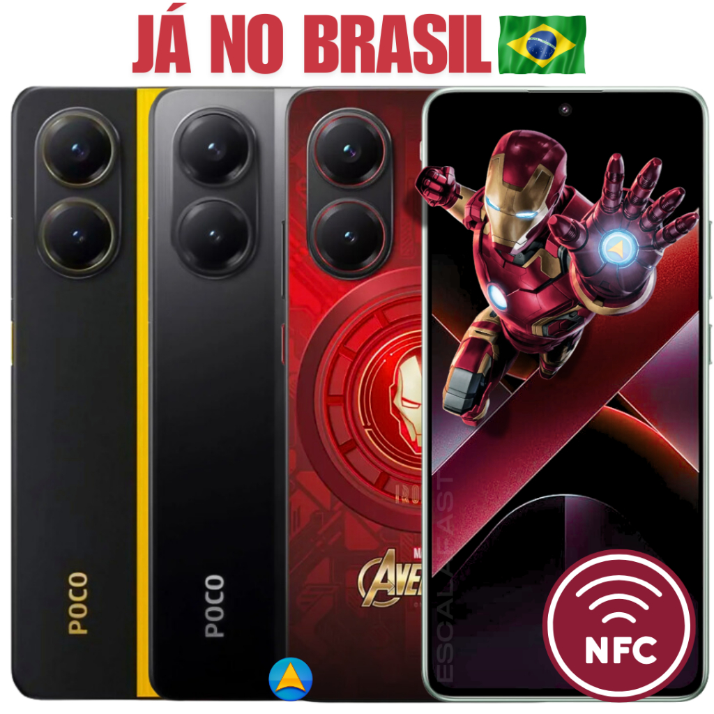 Celular Xiaomi Poco X7 Pro 5G Homem de Ferro Global NFC 512GB + 12GB RAM ou 256GB - Pronta ...