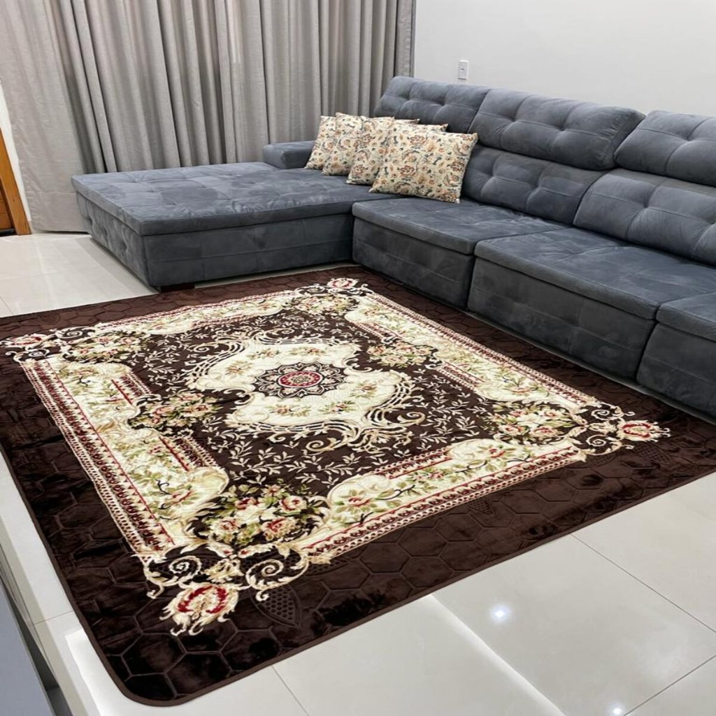 Tapete Estilo Boêmio Perfeito Sala de Estar 2,00X2,40 Suave | Shopee Brasil
