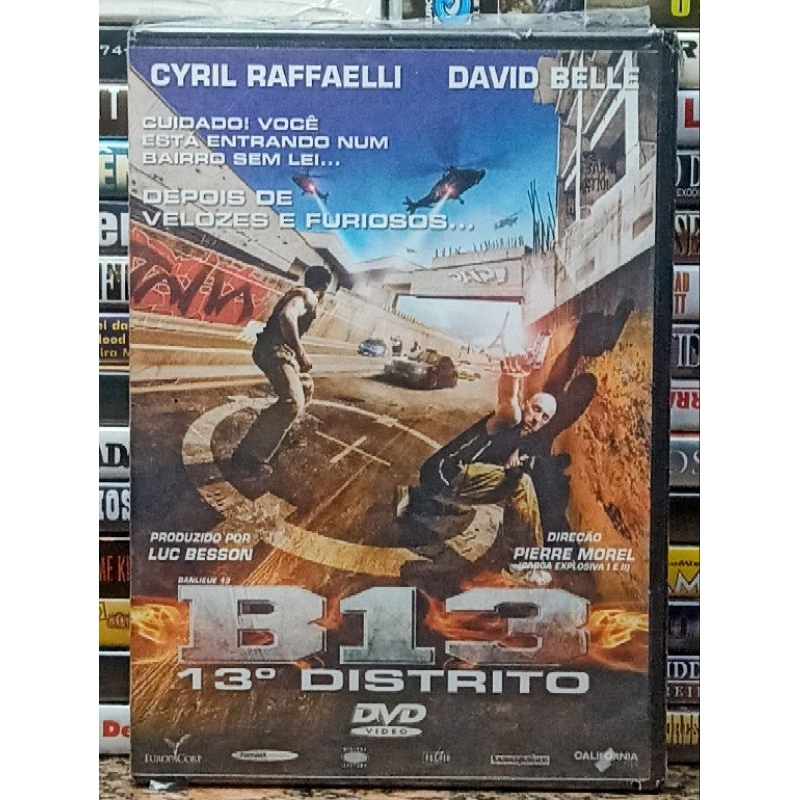 DVD B13 - 13º Distrito - ORIGINAL - Ação / Luta / Parkour - Novo ...