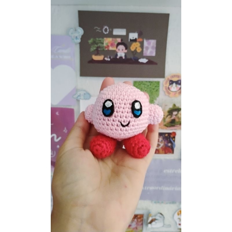 Mini kirby amigurumi Pokémon | Shopee Brasil
