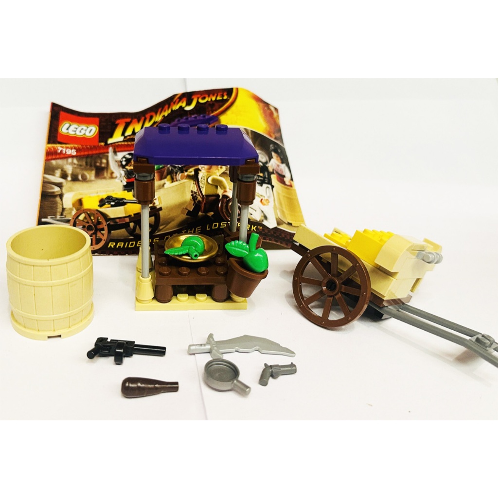 Set conjunto lego original indiana jones 7195 com manual sem ...