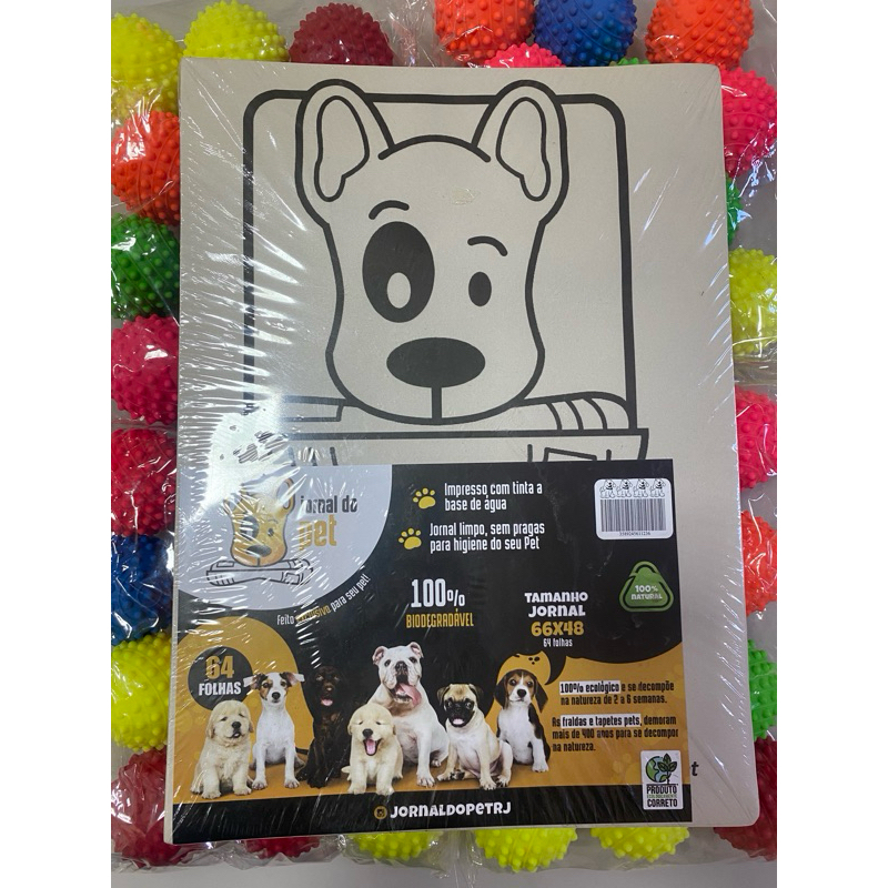 Jornal Pet Limpo higiênico para Cachorros Gatos Limpo >64 Folhas ...