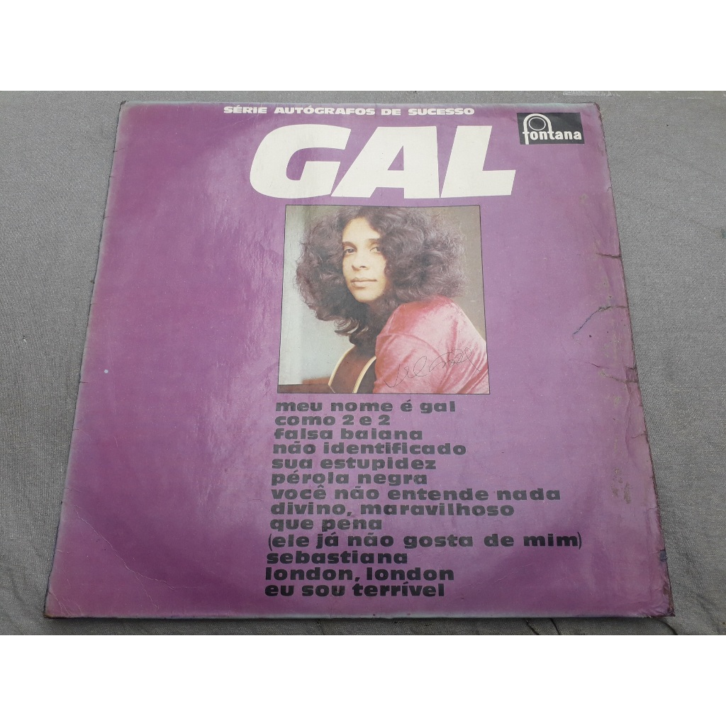 Lp Disco Vinil Gal Costa - Autógrafos De Sucesso (leia) | Shopee Brasil