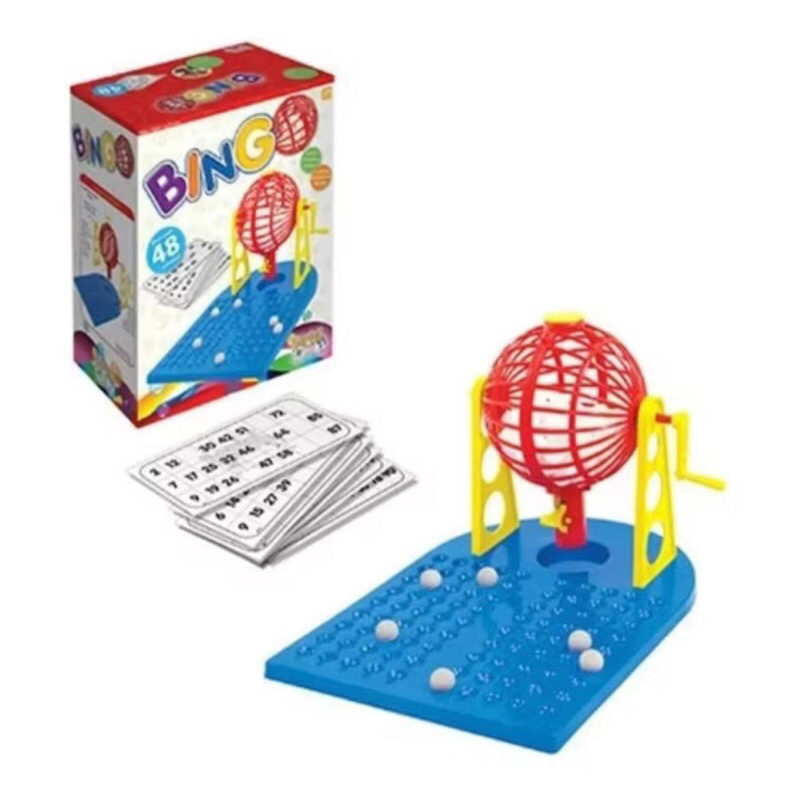 jogo bingo dispenser cartelas bolinha diversao em família ...