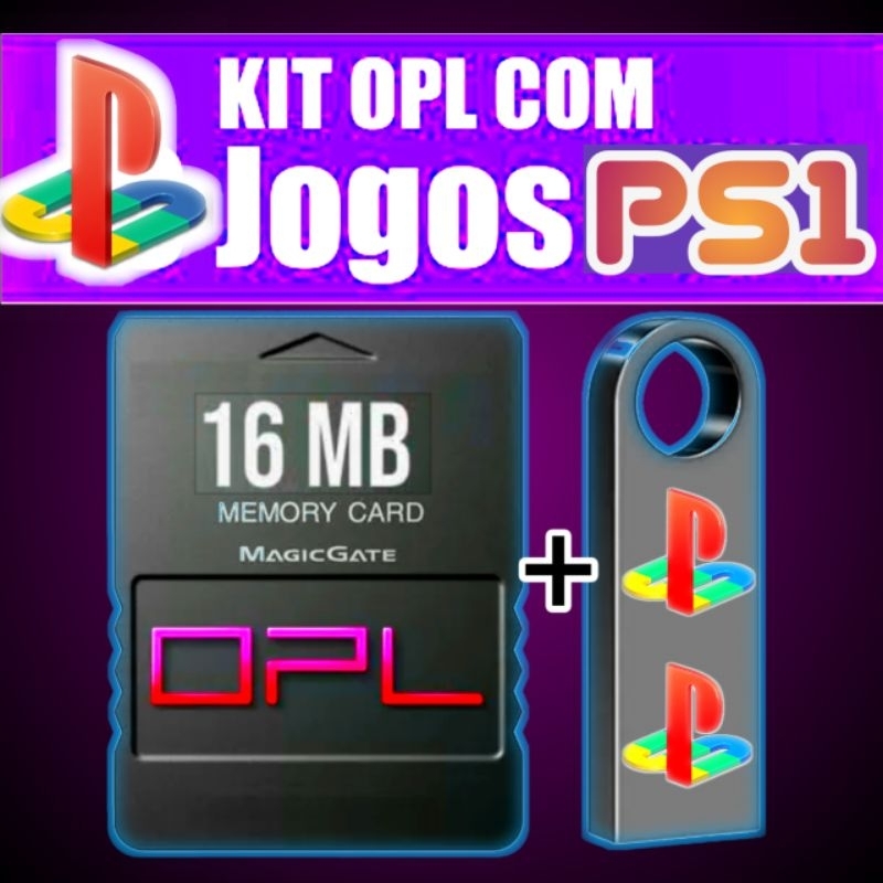 KIT OPL PS1 | Shopee Brasil