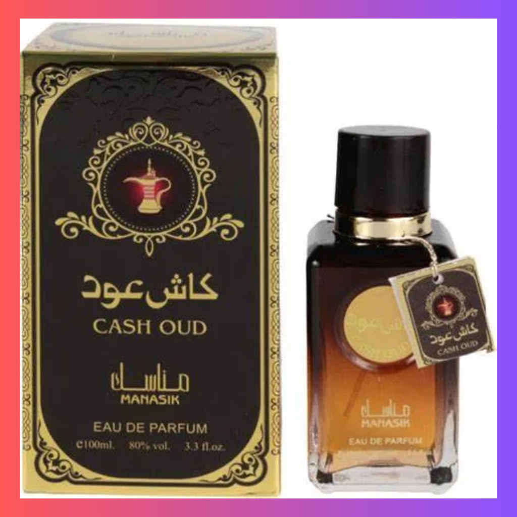 Perfume Árabe Manasik - Cash Oud - Eau de Parfum 100ml | Shopee Brasil