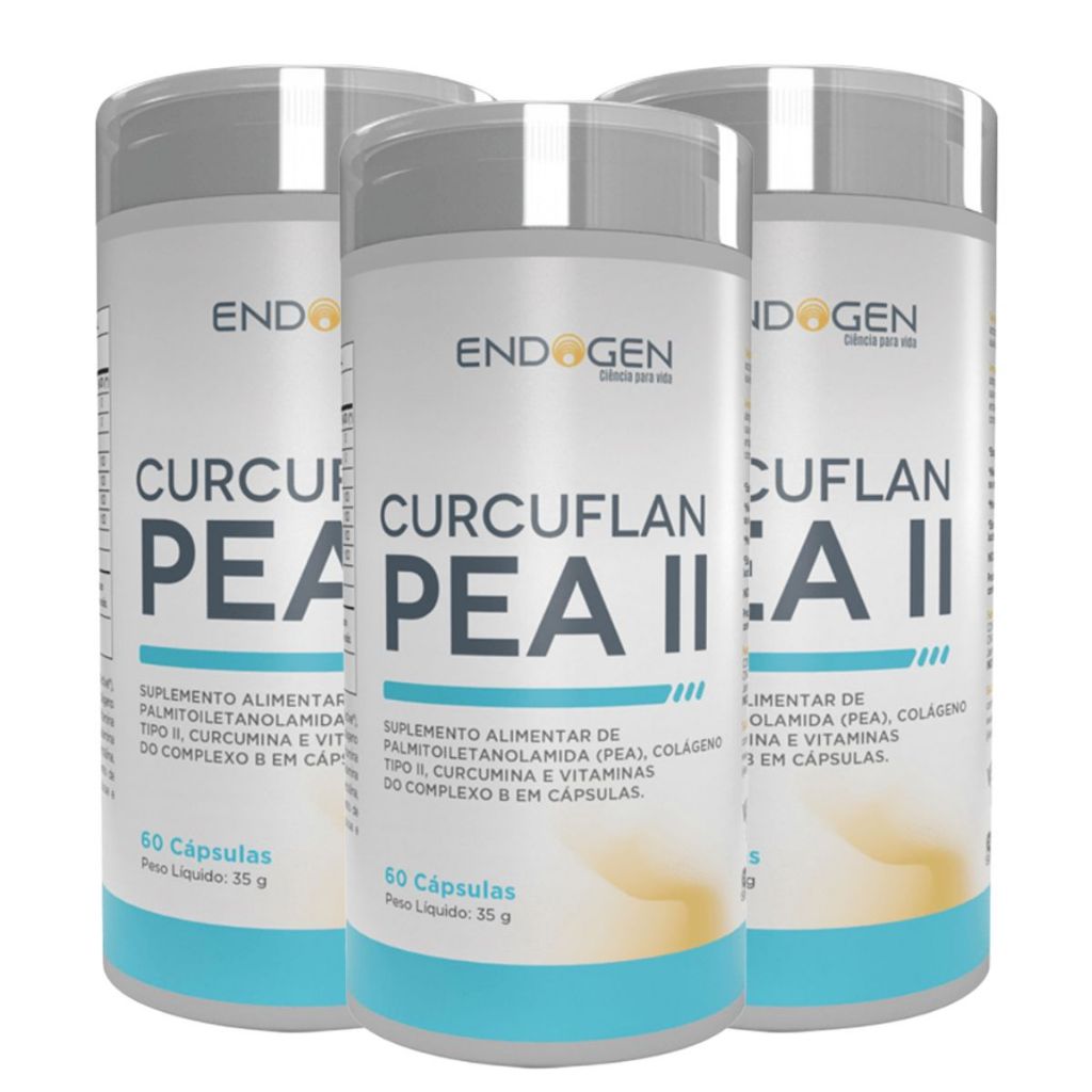 Kirt 3 Curcuflan Pea II (Palmitoiletanolamida, Colágeno tipo II) 60 ...