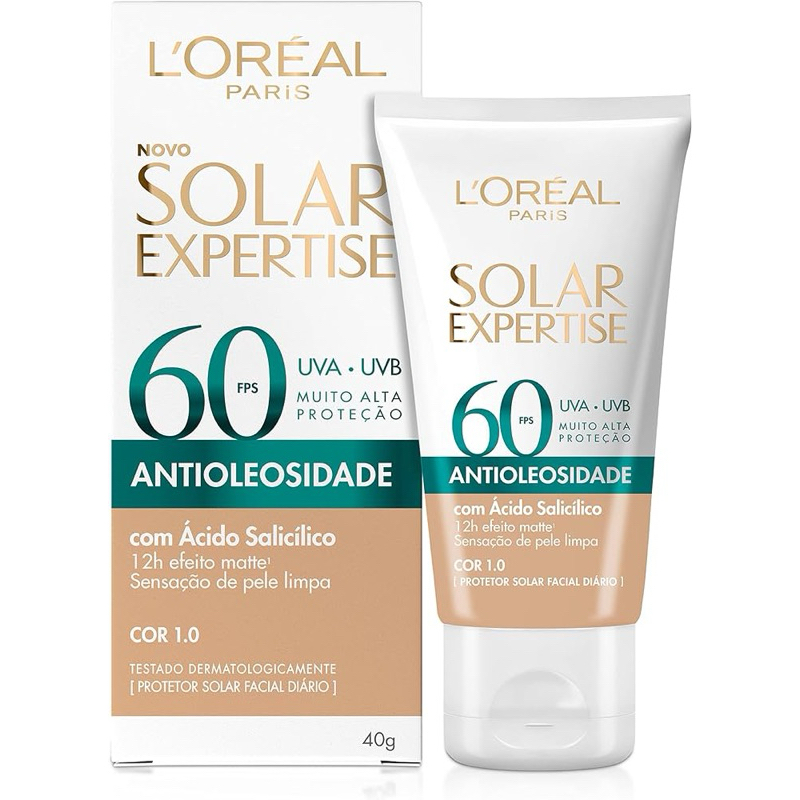 Protetor Solar Facial L'Oréal Paris Solar Expertise Antioleosidade FPS ...