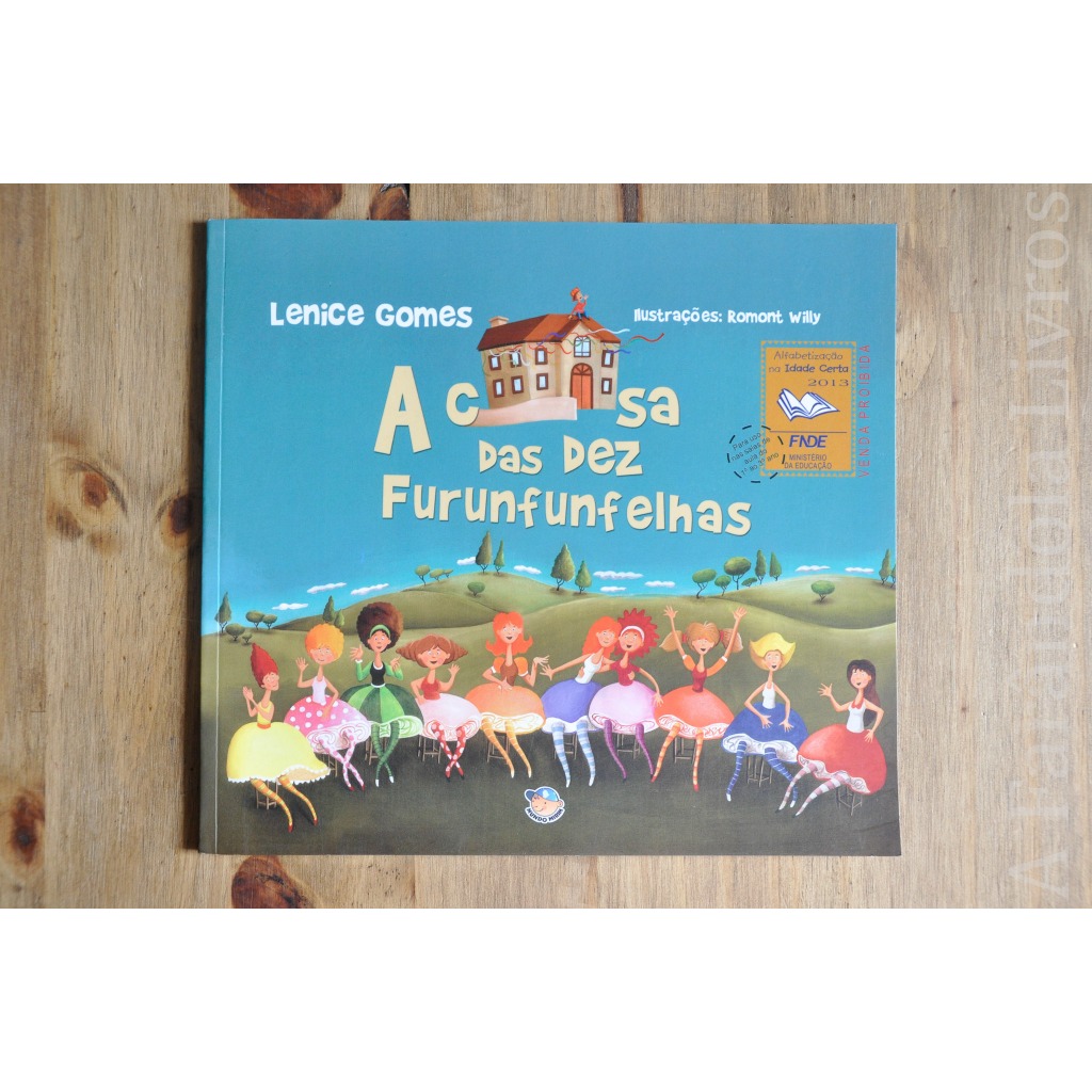A casa das dez furunfunfelhas Lenice Gomes Mundo mirim | Shopee Brasil