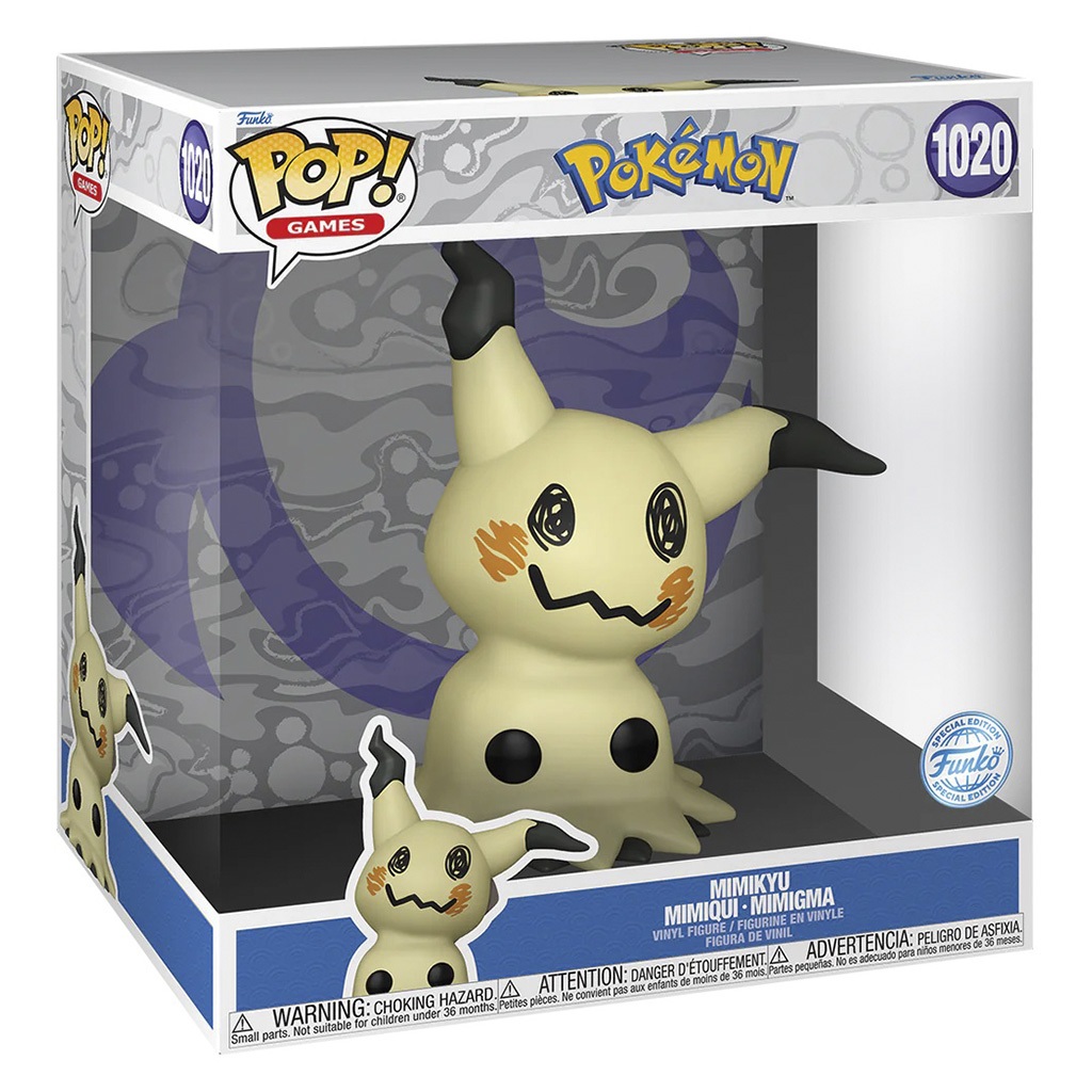 FUNKO POP POKEMON *SUPER SIZED 10* MIMIKYU *EX* 1020 NOVO ORIGINAL ...