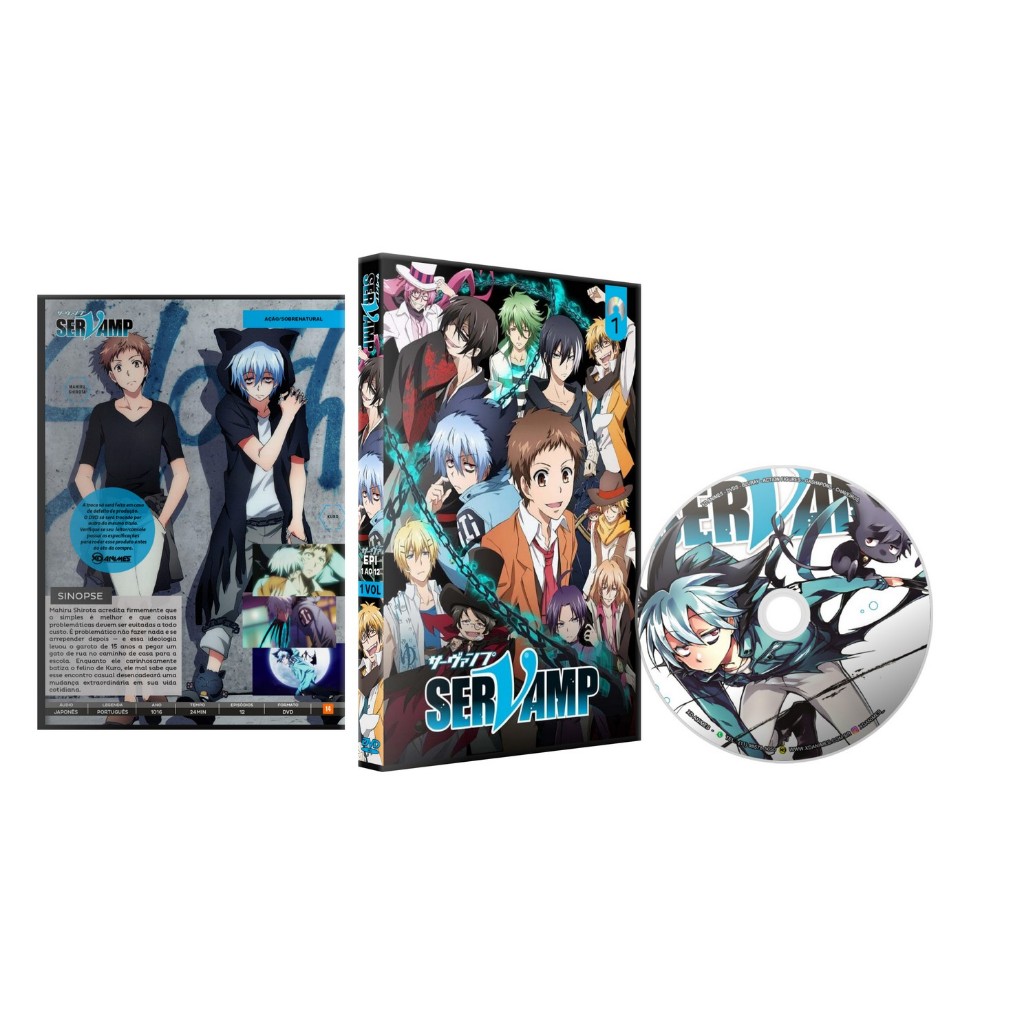 Dvd Servamp 2016 Série Completa Edição De Colecionador | Shopee Brasil