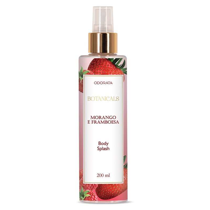 Body Splash Morango e Framboesa - 200 ml | Shopee Brasil