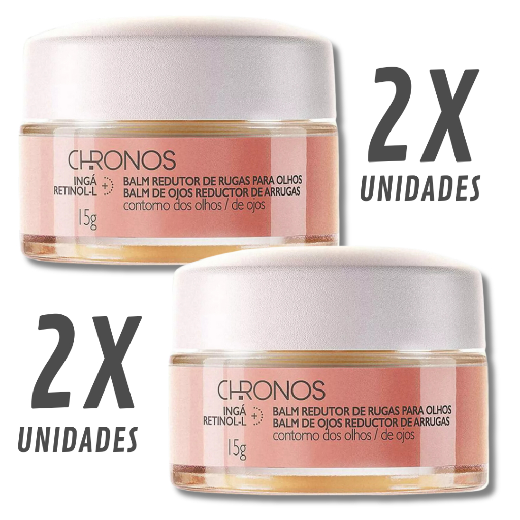 KIT 2 Balm Redutor De Rugas Para Area Dos Olhos Natura Chronos 15g I Original I Lacrado | Shopee ...