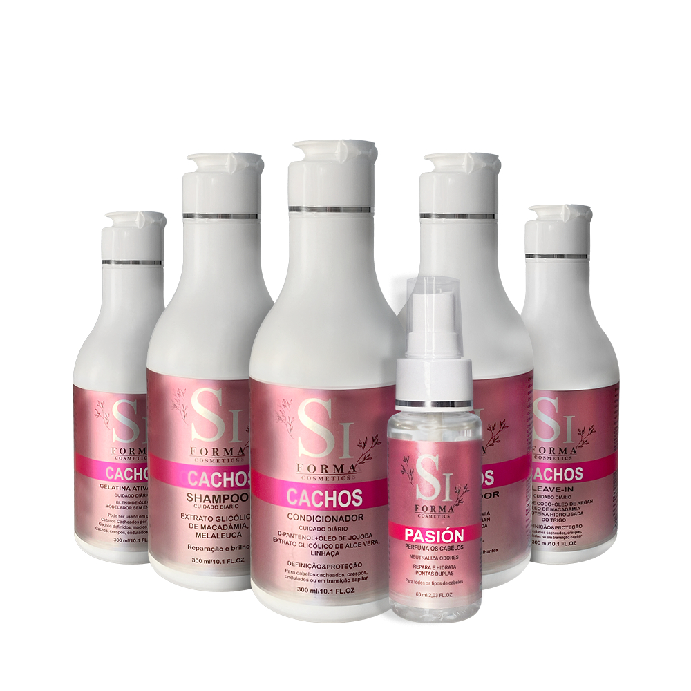 Kit Cachos completo - Si Forma Cachos Cosmetics | Shopee Brasil