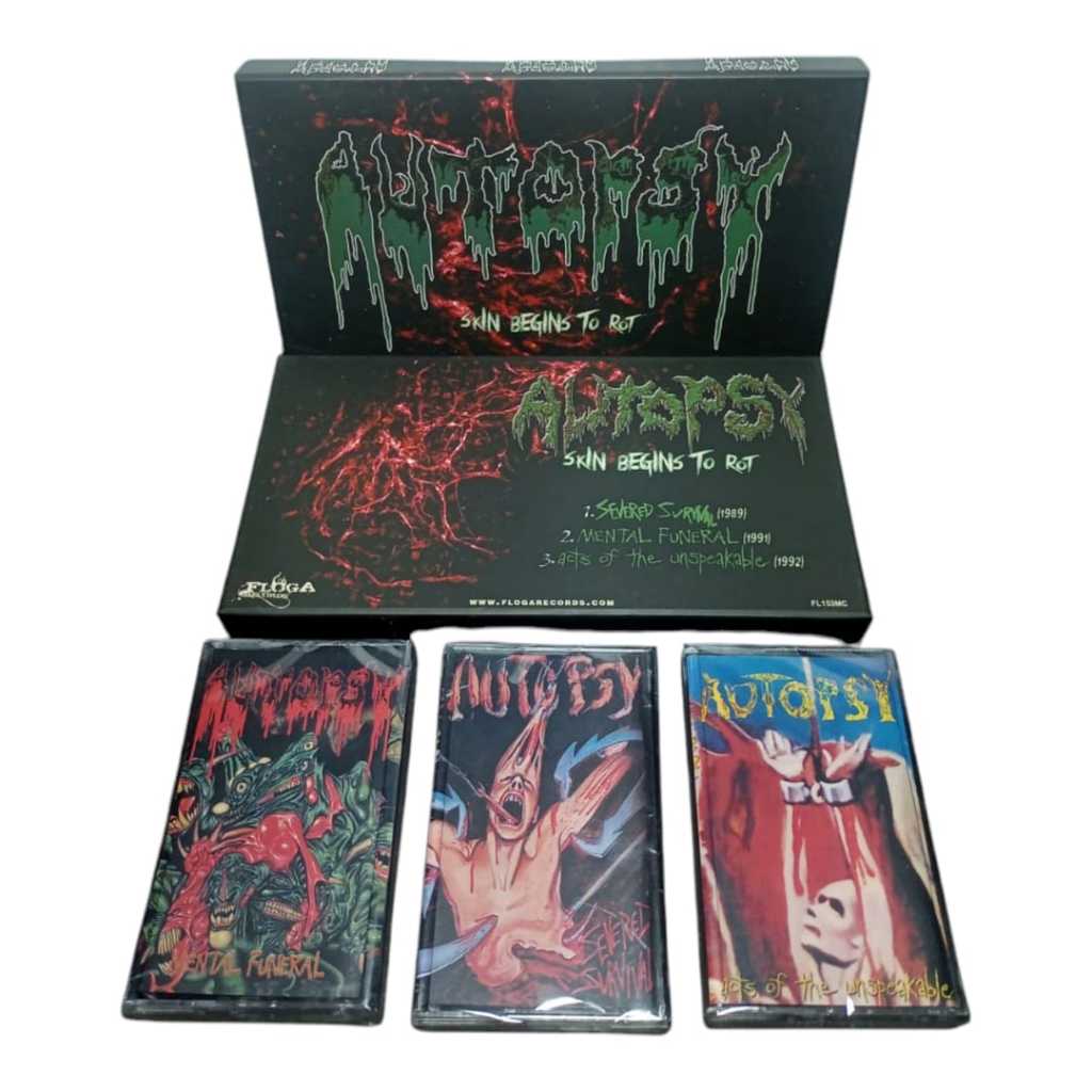 Autopsy – Skin Begins To Rot – ( Box Set,3 x Cassette ) | Shopee Brasil
