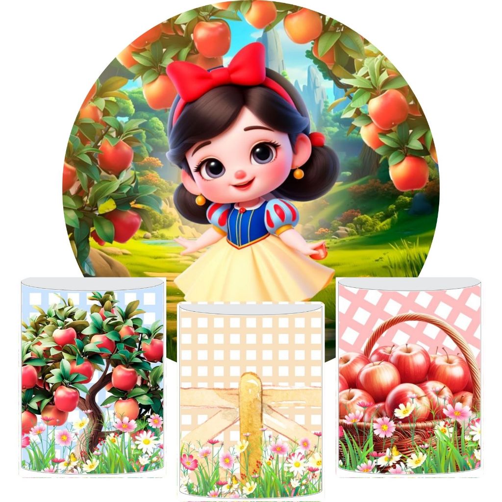 Capas para PEGUE E MONTE PAINEL REDONDO + 3 CILINDROS SUBLIMADO DE ...