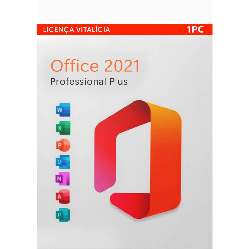 Pacote Office 2021 Pro Plus Vitalicio 01PC | Shopee Brasil