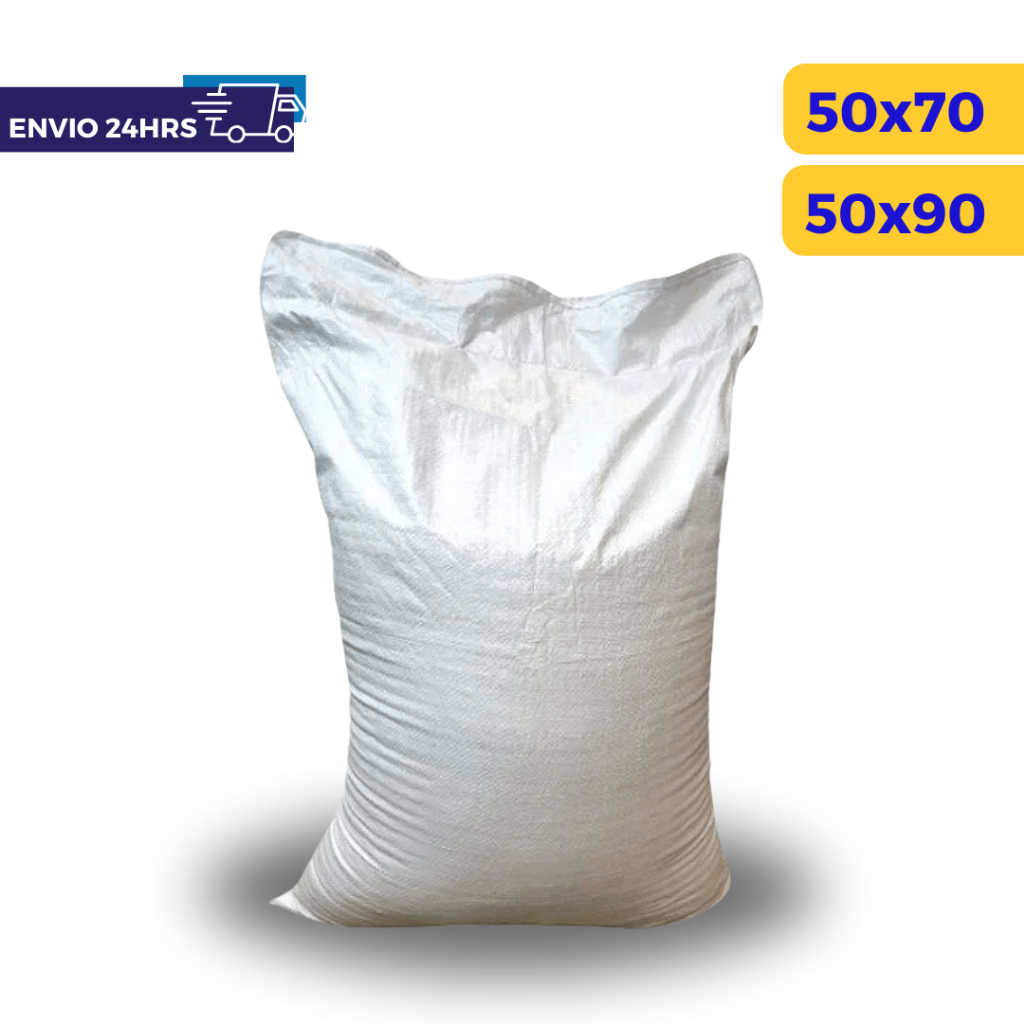 Saco de Rafia Para Entulho Lixo e Obras 50x70 e 50x90 Branco Reforçado ...