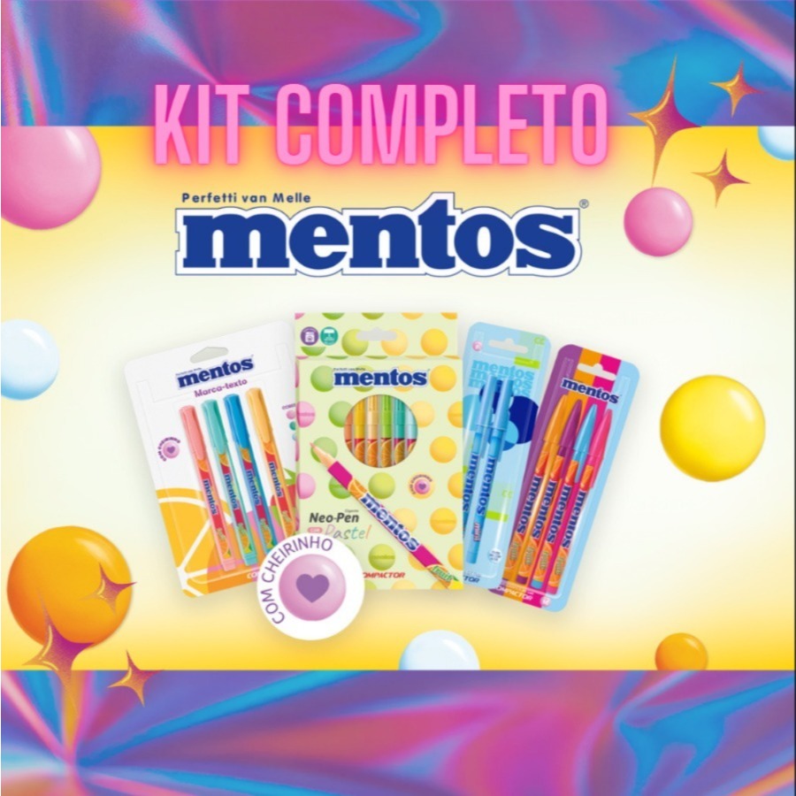 22 ITENS (no total) - KIT COMPLETO MENTOS - Compactor & Mentos | Shopee ...