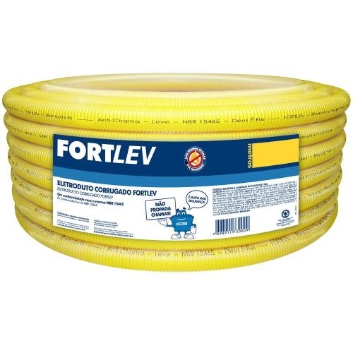 Conduite Eletroduto Corrugado Uma polegada 1" x 32mm Com 25 metros ...