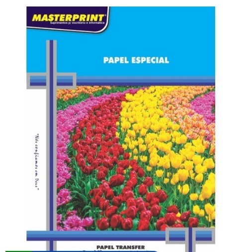 Papel Transfer Masterprint Tecido Claro A4 160g - Pt C 5 UnIdades ...