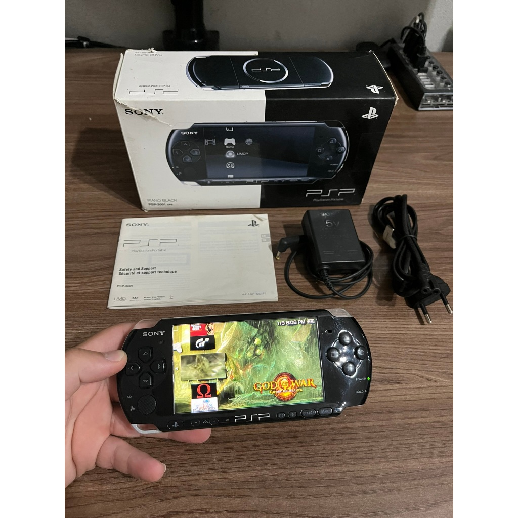 PSP na Caixa Serial Batendo Desbloqueado Completo | Shopee Brasil