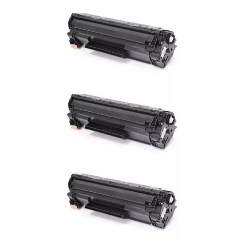 Kit Com 3 Toner Compatível Com P1005 P1102 M1120 M1212 M1130 |CB435A ...