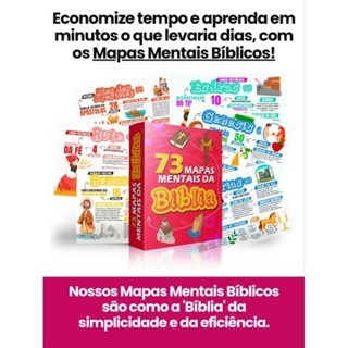 Mapa Mental Bíblico Estudo Bíblico | Shopee Brasil