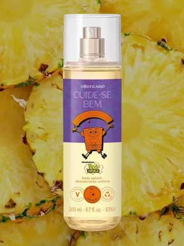 BODY SPLASH BOB ESPONJA OBOTICARIO CUIDESE BEM DESODORANTE COLONIA ...