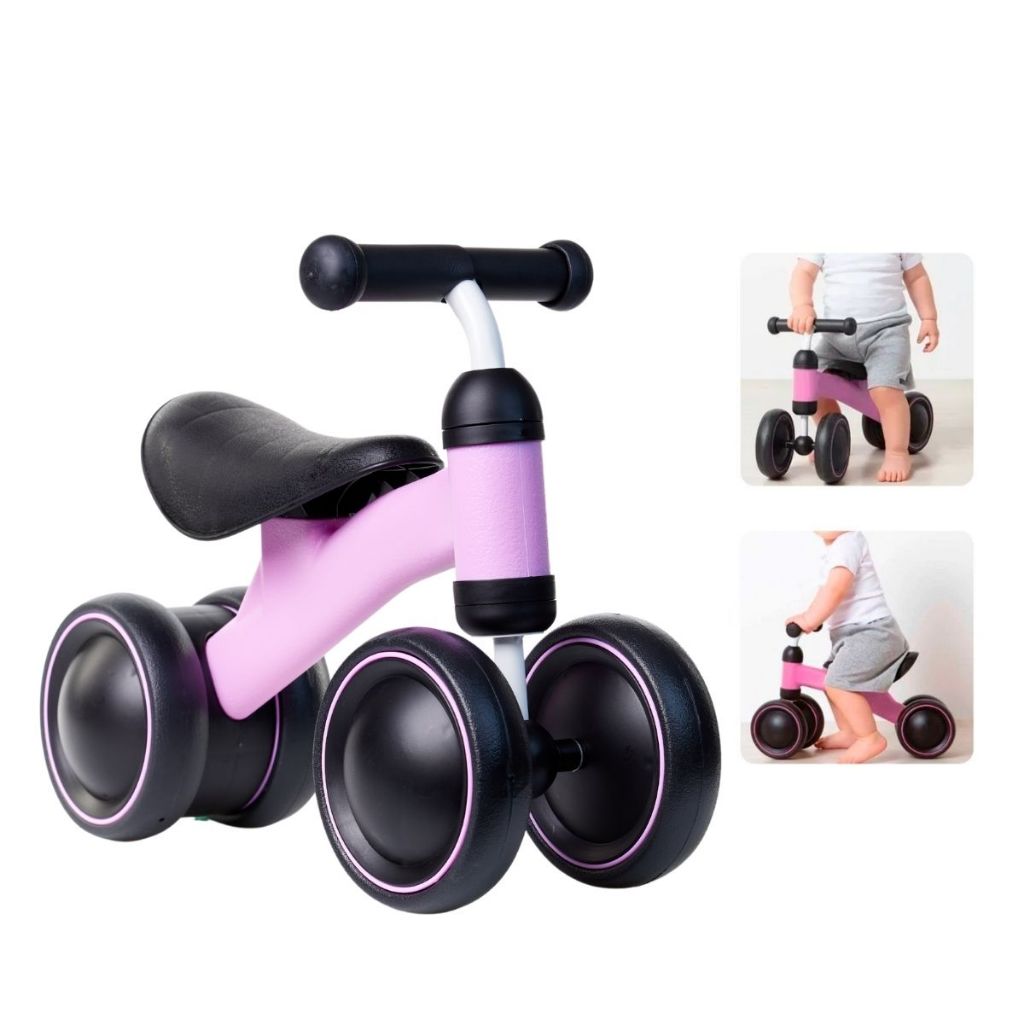 Bicicleta de Equilibio Bebe Andador MSP KIDS Bike Sem Pedal 4 Rodas ...