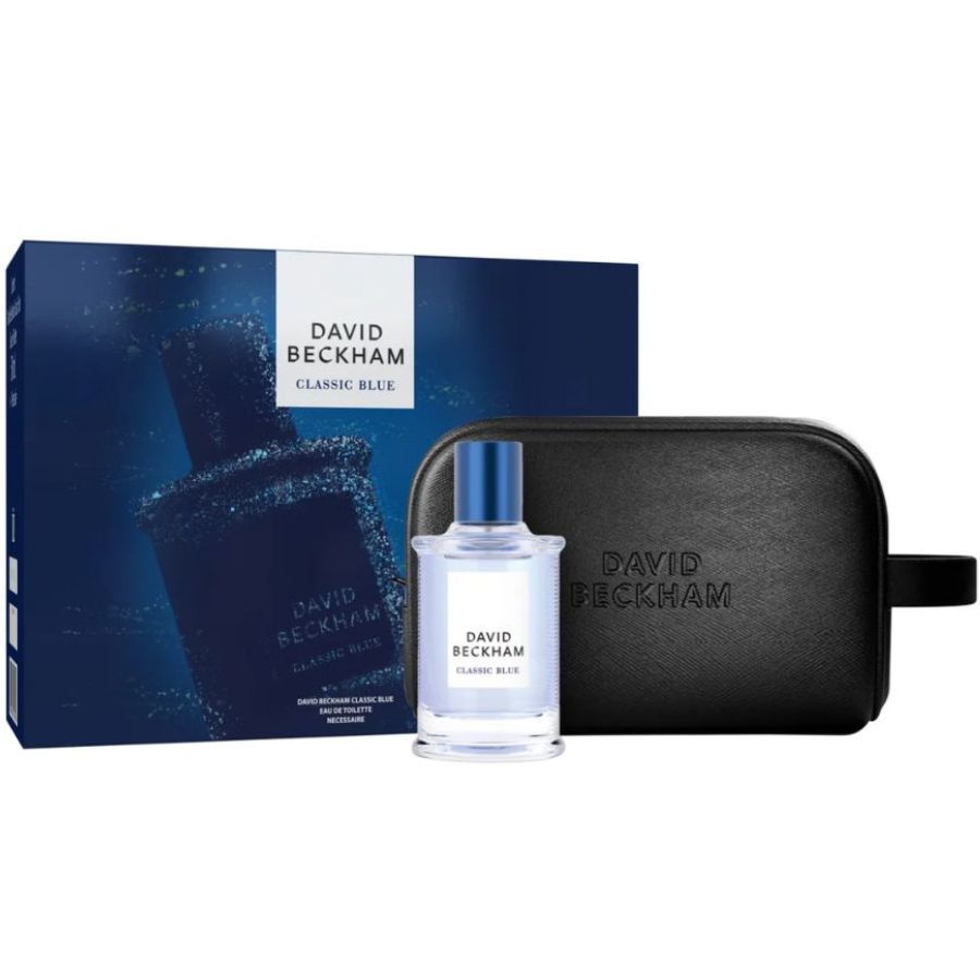 Kit David Beckham Classic Blue ( Perfume 50ml + Nécessaire ) - Selo ...